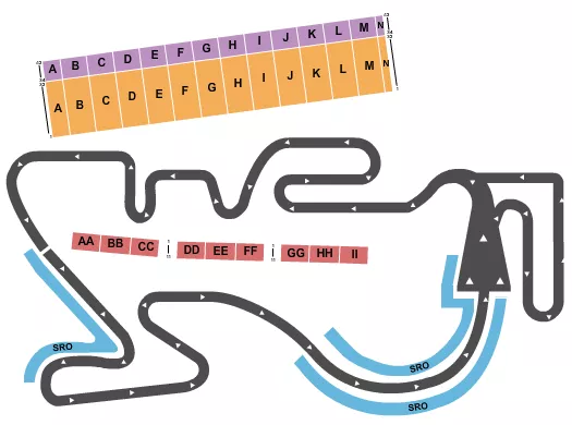 Las Vegas Motor Speedway Seating Chart Las Vegas Motor Speedway
