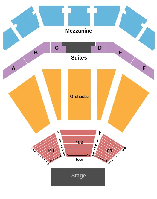 The Venue at Horseshoe Casino Tickets & Seating Chart