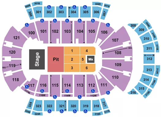 VyStar Veterans Memorial Arena Tickets & Seating Chart - ETC