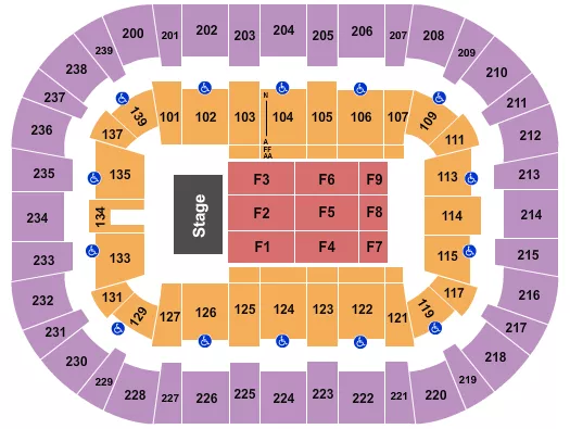 Wolstein Center - CSU Convocation Center Seating Chart