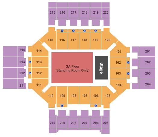 Broadmoor World Arena Tickets & Seating Chart - ETC